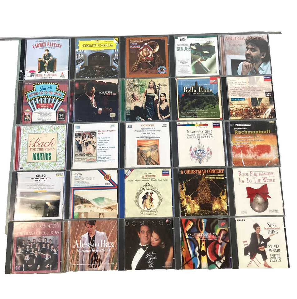Lot of 106+ Classical Music/Opera CD's:Orchestra/Symphonies/Concerto ...