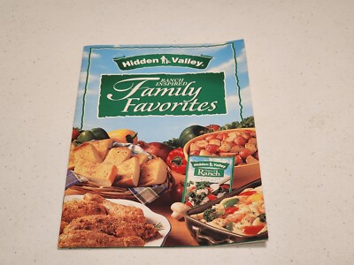 Hidden Valley Ranch Family Favorites Recipe Cookbook Paperback Book | eBay