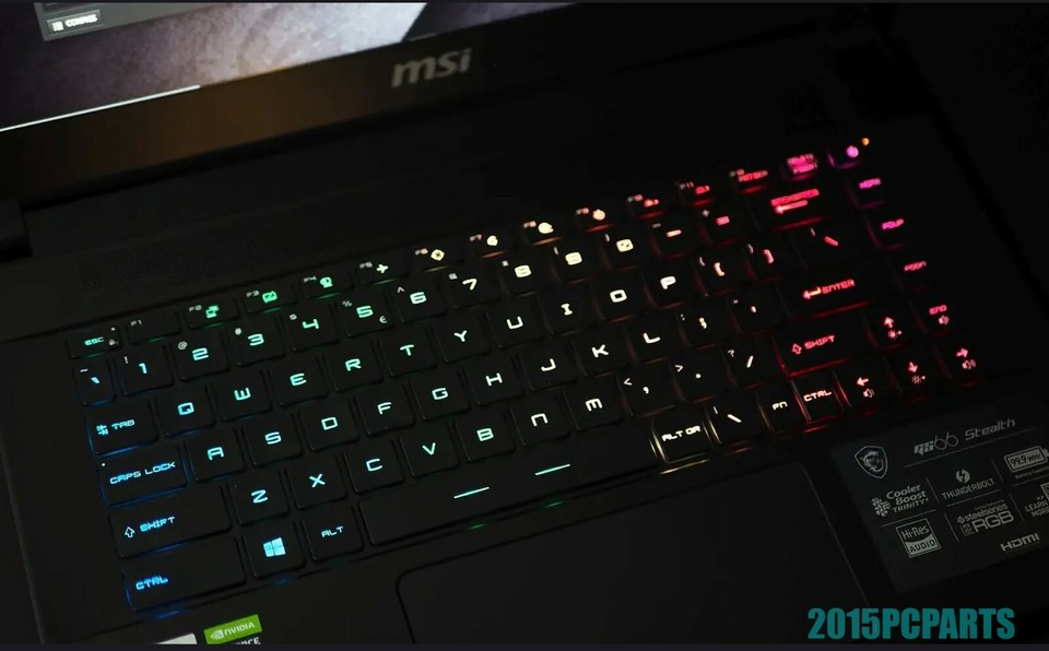 New MSI GS66 Stealth 10SD 10SF GE66 Raider 10SF MS-1541 Keyboard US RGB ...