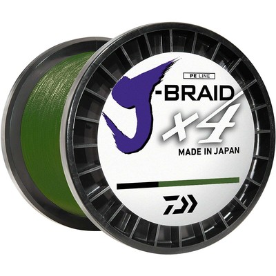 Daiwa Tsunami J Braid 4 Strand 150 Yards 16 Lbs Dark Green Abrasion ...