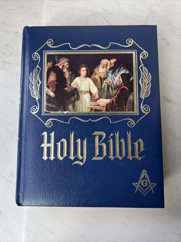 Holy Bible Freemason Masonic Master Reference Red Letter Edition ...