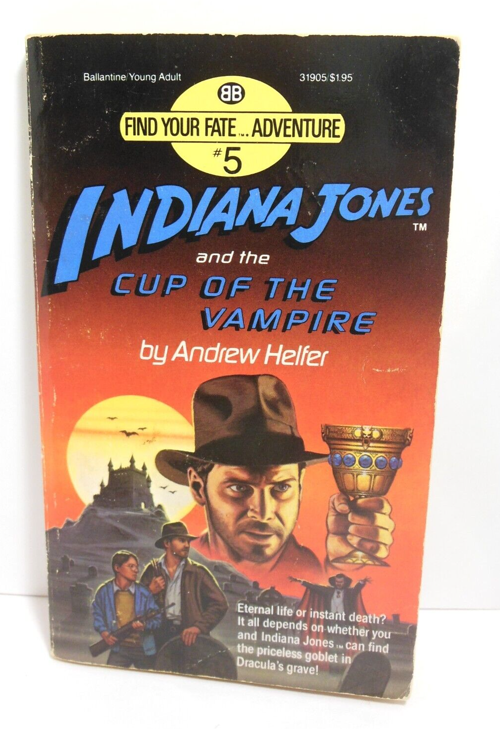 Indiana Jones and the Cup of the Vampire 1984 FIRST EDITION Andrew ...