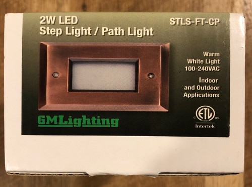 Step / Path / Deck Lighting COPPER Light 2W LED 3000K Indoor Outdoor | eBay
