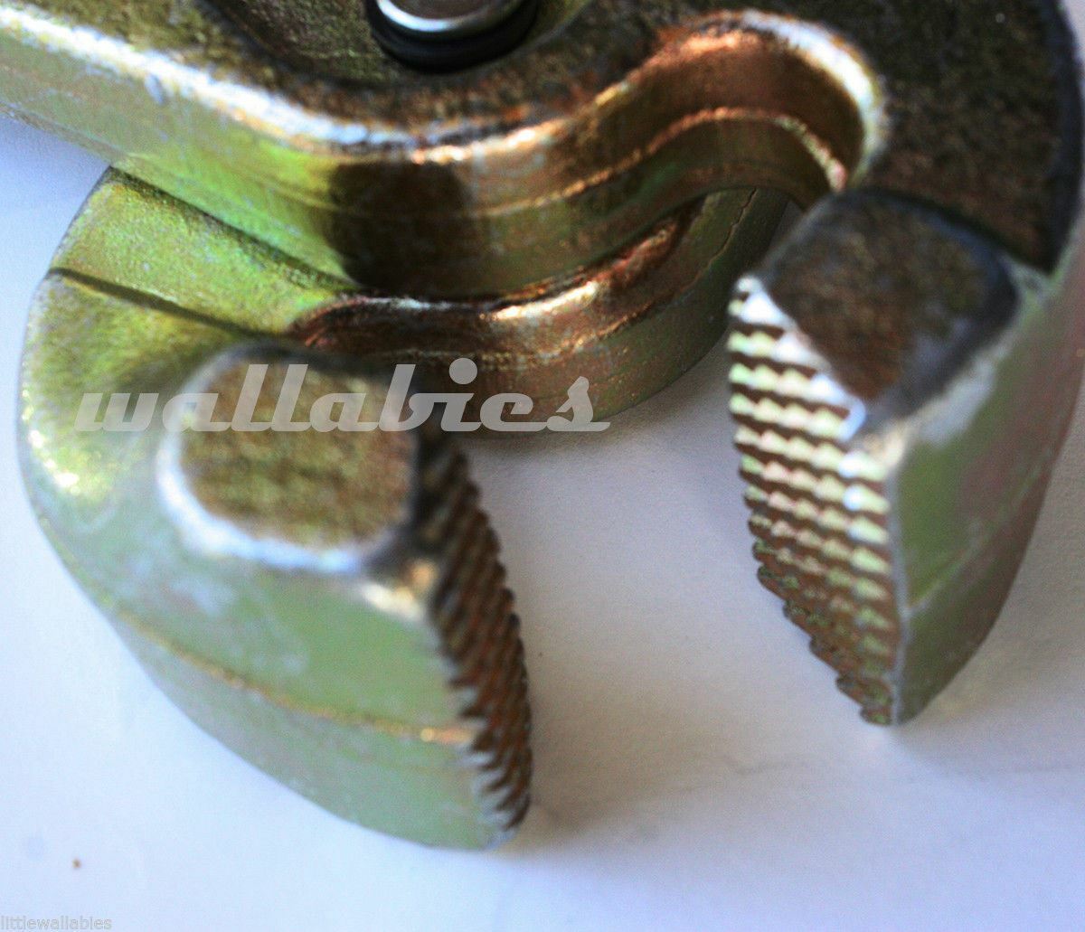 3 Ton Self-Tightening Scissor Clamp Serrated Jaw Pulling 4 Auto Body ...