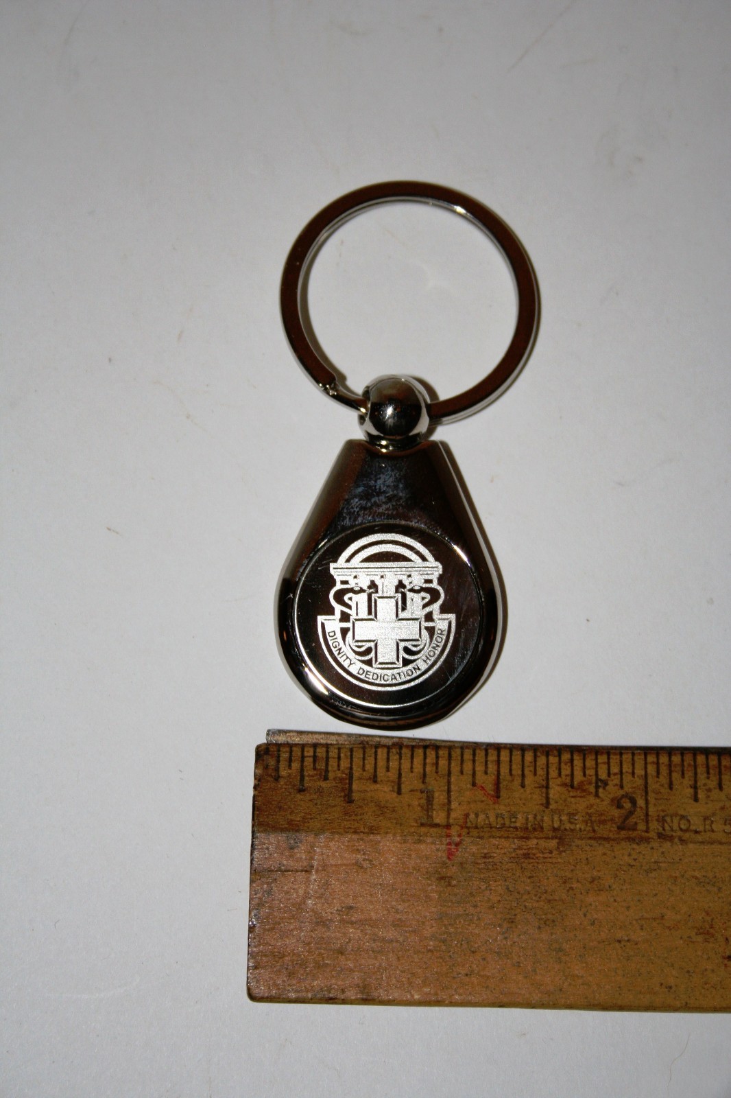 "DIGNITY DEDICATION HONER" KEY CHAIN DWIGHT D EISENHOWER MEDICAL CTR ...