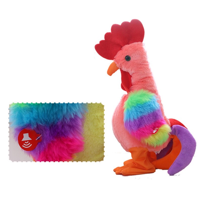 Robot Chicken Pet Toy Electronic Screaming Rooster Electric Dance Sing ...
