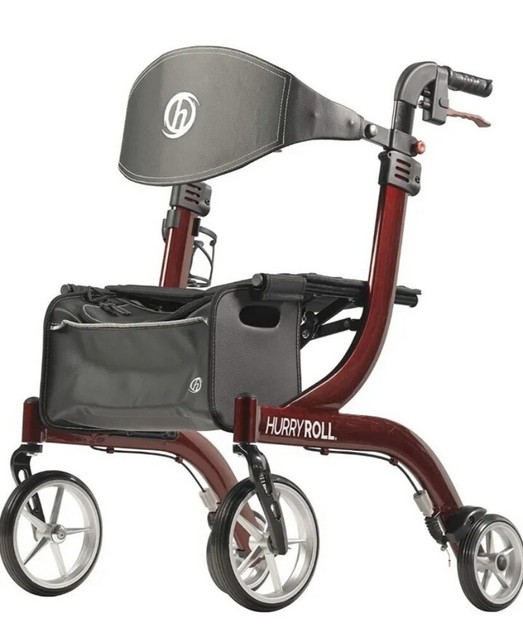 HurryRoll Rollator Rolling Walker By HurryCane RTLCHCANE-ROLL-RD for ...