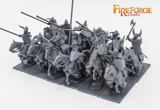Byzantine Spearmen Fireforge Games Deus Vult 28mm 2 Sprues 8 Miniatures ...