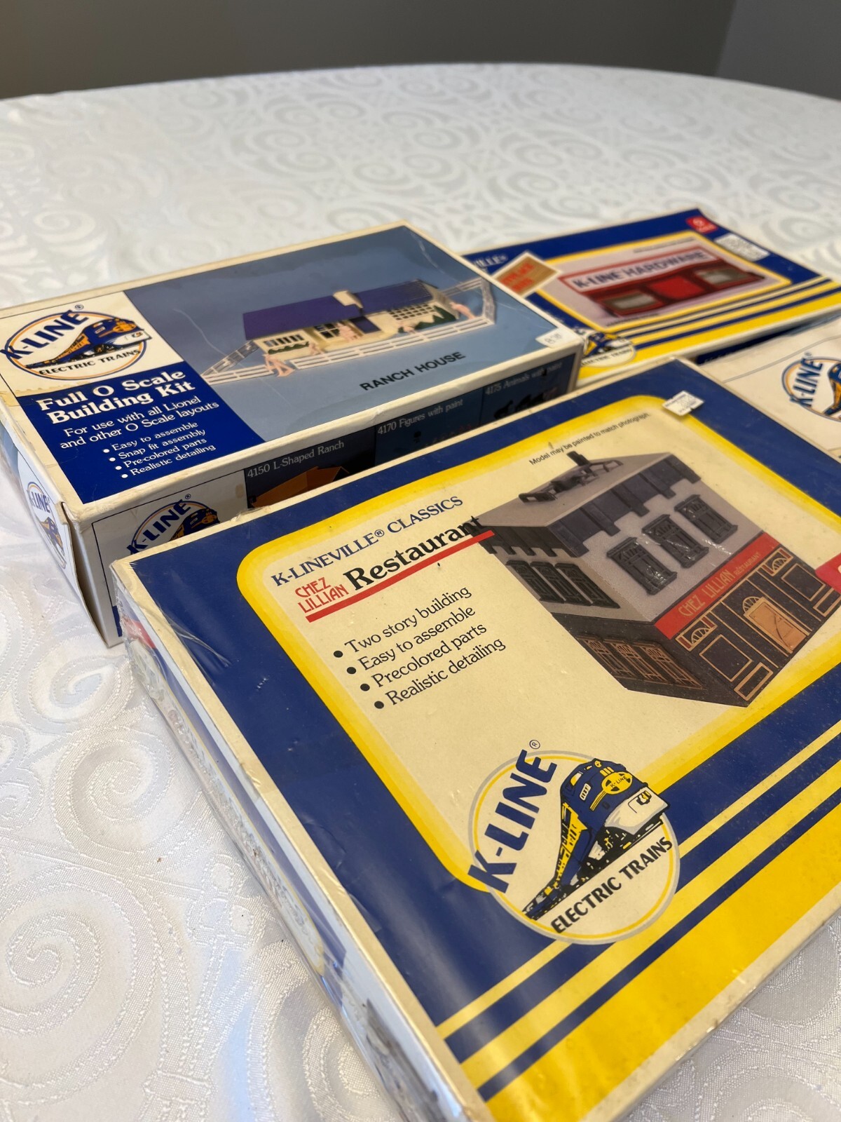 Lot of 4 Vintage K-Line Trains O Scale Buildings Kits: 1 Still Sealed ...