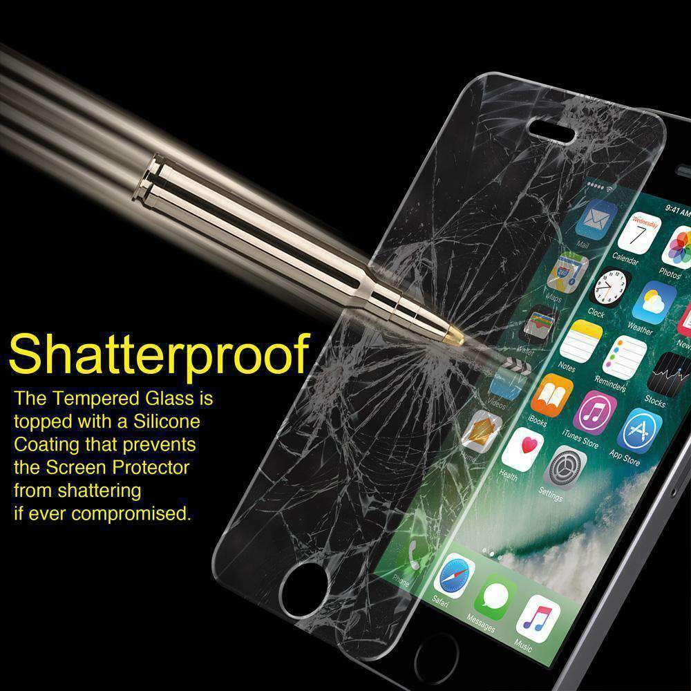 3x HIGH QUALITY PREMIUM TEMPERED GLASS SCREEN PROTECTOR FOR IPHONE SE ...