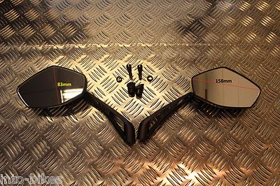 E MARKED PAIR MIRRORS Triumph Speed Triple 1050 ( 2005 - 2010 ) 10mm x ...