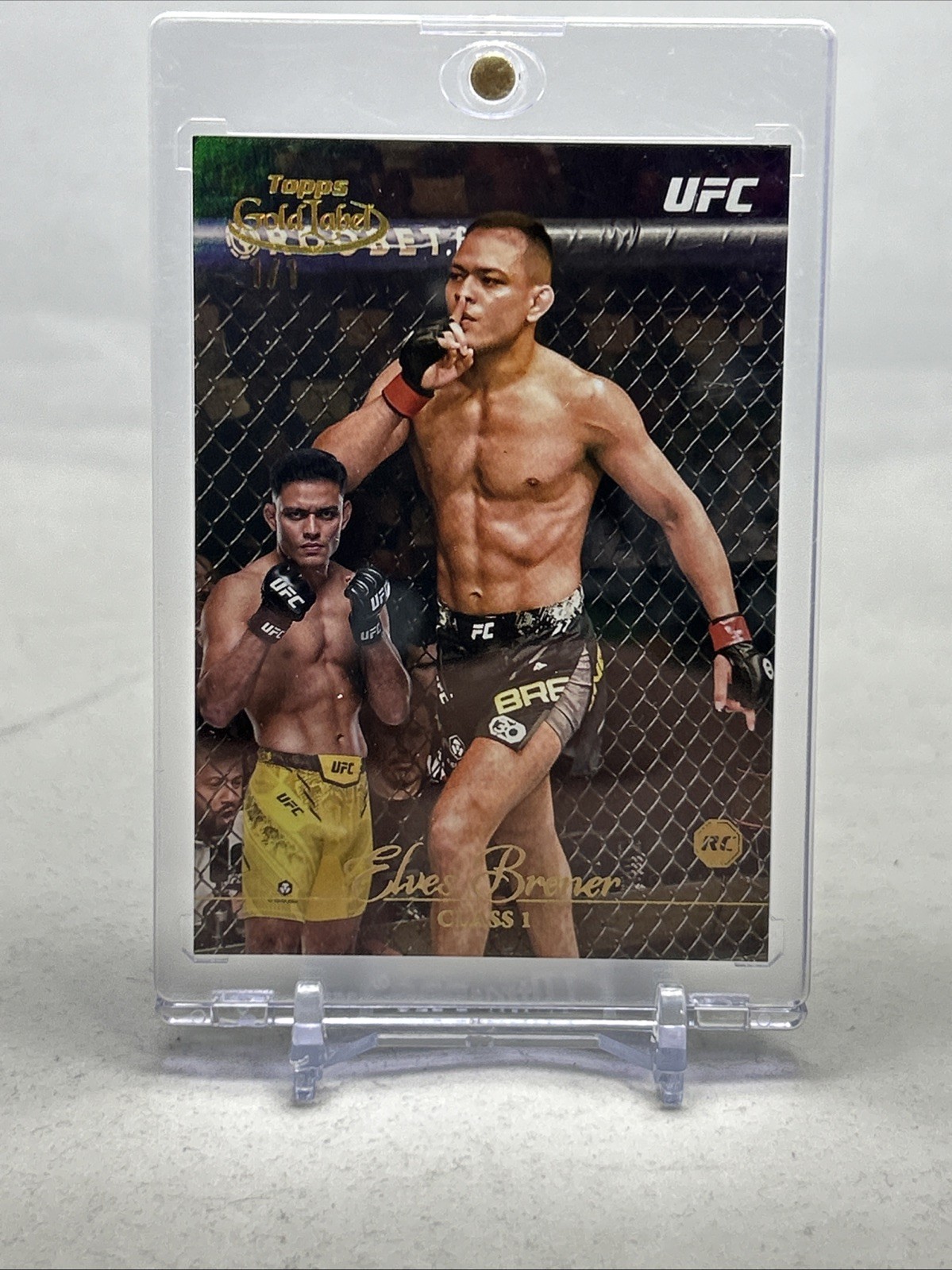 Elves Brener 2024 Topps Gold Label UFC #90 Class 1 - Gold /1 Price ...