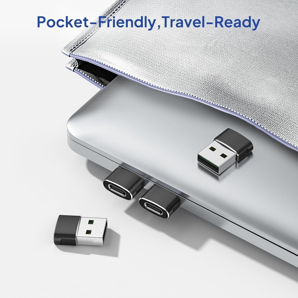 3 PACK USB C 3.1 Type C Female to USB 3.0 Type A Male Port Converter ...