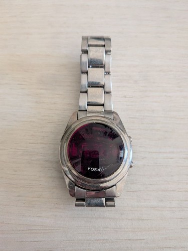 Fossil digital watch red | eBay