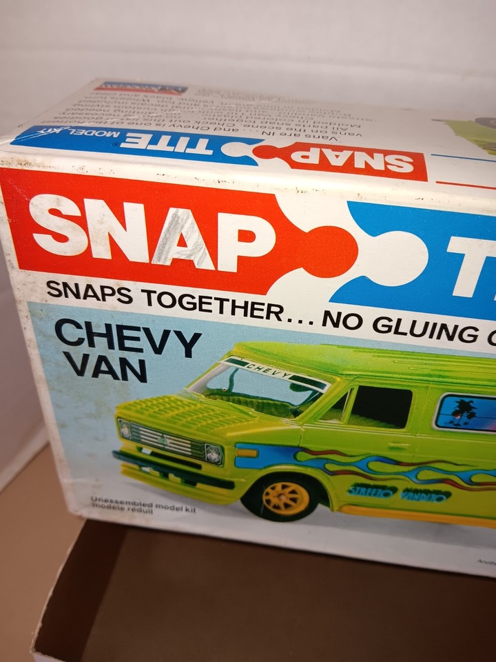 1976 Monogram Snap Tite Model Kit Chevy Van With Box, Instructions Near ...