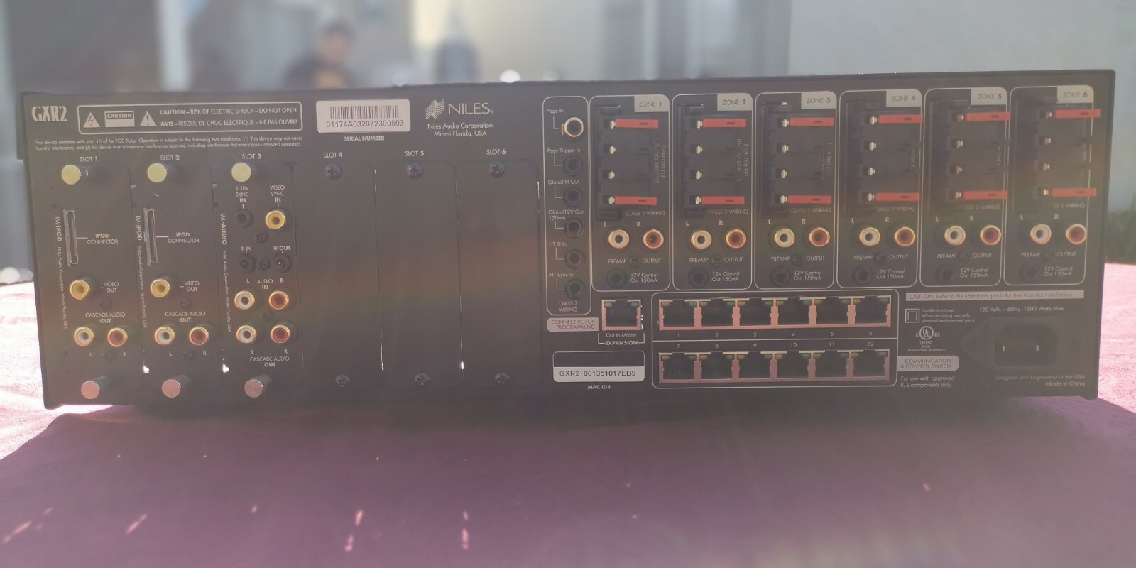 NILES GXR2 Audio Modular MultiZone Receiver | eBay