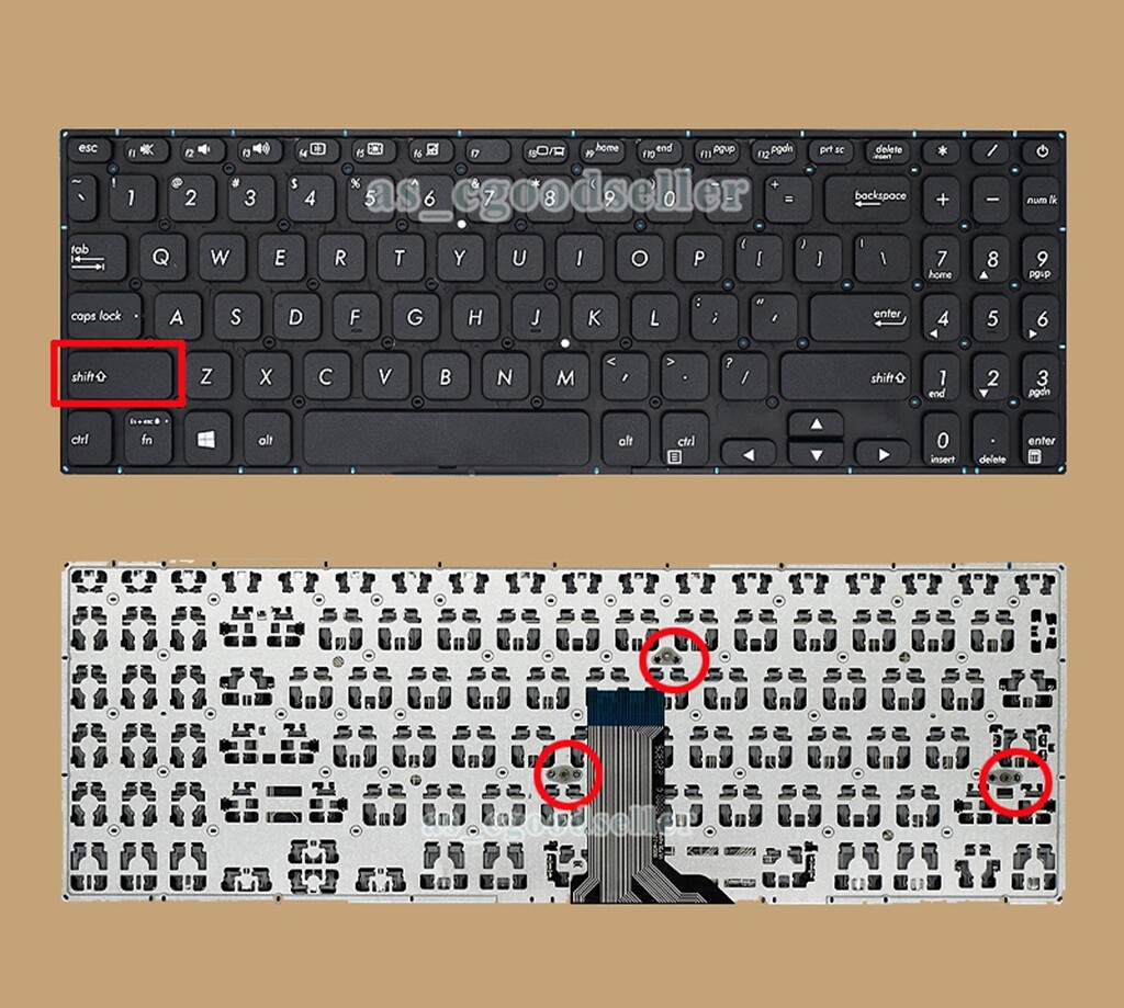 for Asus Vivobook S15 X530 K530 S530F S530UA X530FA X530UN Keyboard US ...