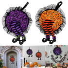 Halloween Garland Wreath Party Decor Door Outdoor Yard Decor Props ...
