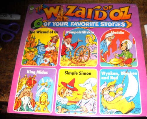 VINTAGE 2 LOT WIZARD OF OZ WITH 6 OTHER STORIES KING MIDAS ALADDIN ...