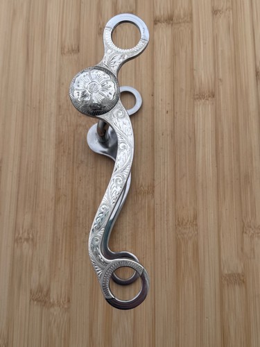 Vintage Crockett RENALDE STERLING SILVER Low Port Western Show Horse ...