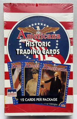 1991 Americana Historic Trading Card Box Starline Factory Sealed 36 ...