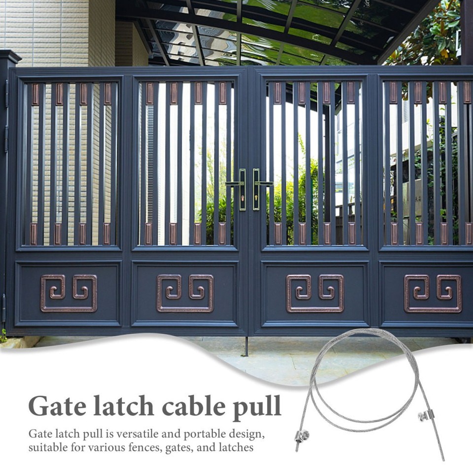 Gate Latch Cable Pull Stainless Steel Gate Latch Cable Pull Gate Latch ...