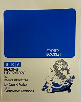 SRA Reading Lab 1A Laboratory Starter Booklet Revised 1982 Edition | eBay