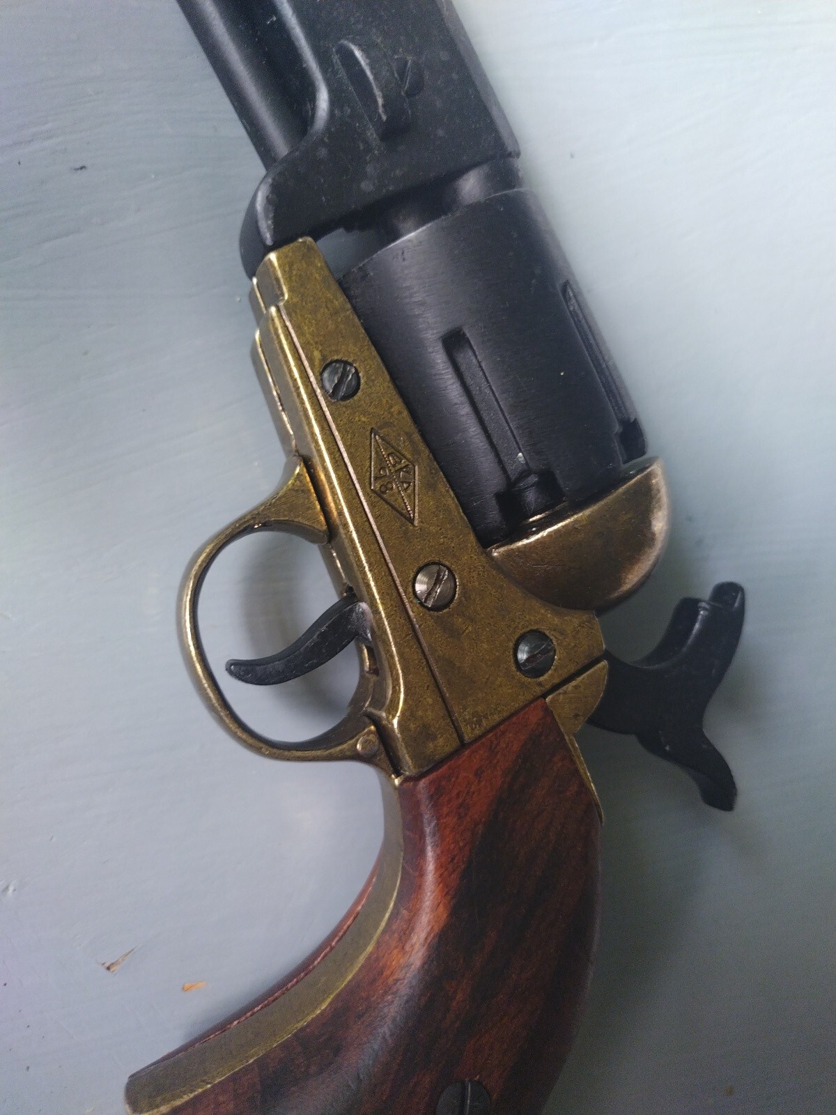 BKA 98 MOVIE PROP PISTOL REVOLVER with WOODGRIPS | eBay
