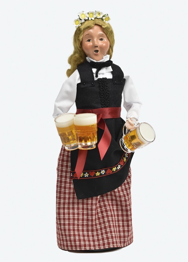2024 Byers Choice Oktoberfest Man w/Tuba Woman w/Beer Mug Perfect ...