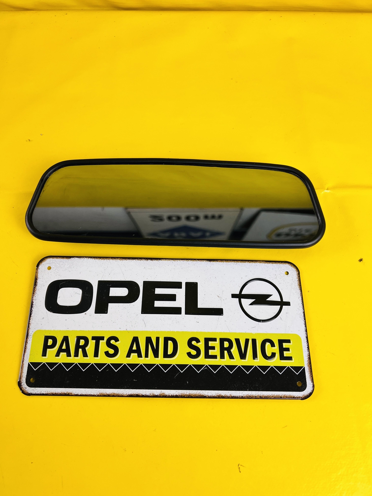 Rearview Mirror Black Rear View Mirror Opel Rekord D/E New + Original ...