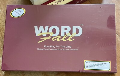 Word Fall Game 2000 Four-Play For The Mind Rare Word Game Made In ...