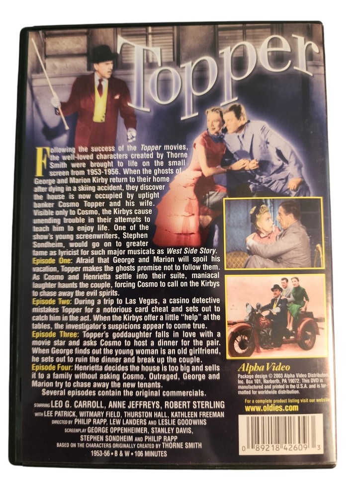 Topper - Robert Sterling Ann Jeffreys Leo G. Carroll Kathleen Freeman ...