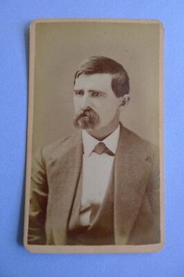 Rare CDV Distinguished Gentleman w/ Mustache - Whitson's Rail Road ...
