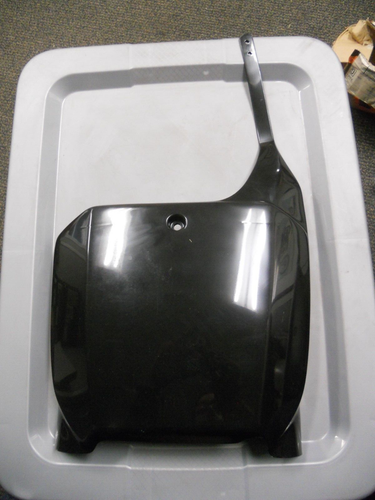 NOS UFO Black Front Number Plate Fits: Honda 2000-2003 CR125 CR250 ...