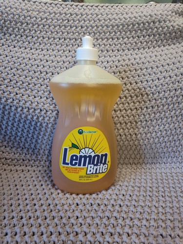 Vintage Lemon Brite Hand Dishwashing Liquid, New, Eco Sense 28oz | eBay