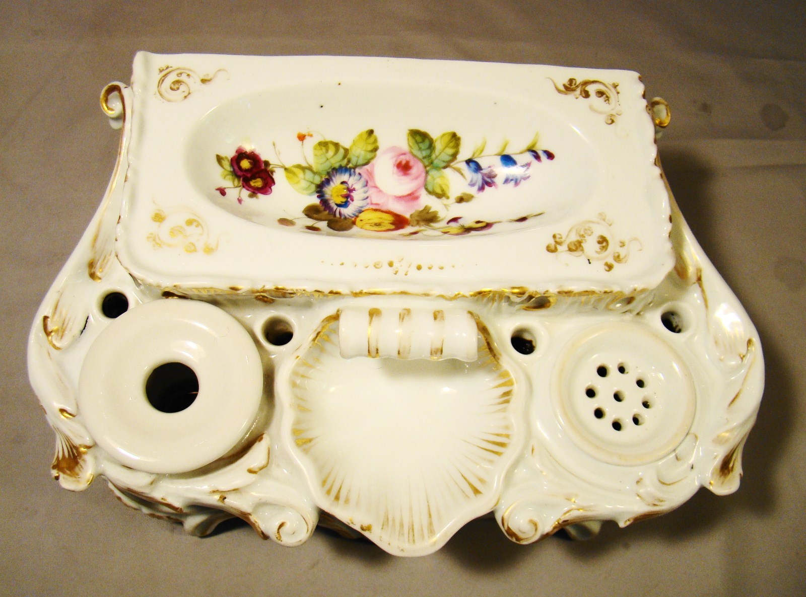 Old Paris Porcelain Second Empire Inkwell c1850-1870 | eBay
