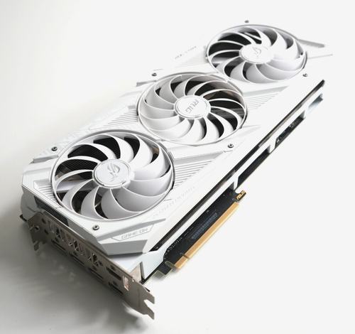 ASUS ROG Strix GeForce RTX 3090 OC White Edition 24GB GDDR6X Graphics ...