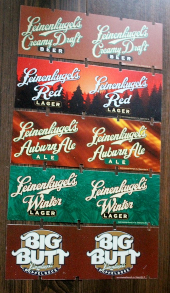 Leinenkugel's Coleman Camp Lantern with Original Interchangeable Labels ...