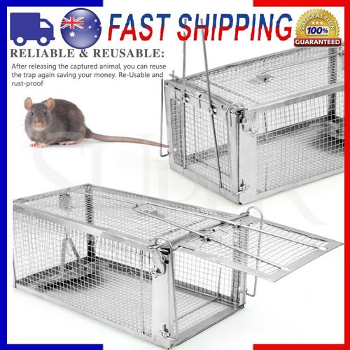 Multi Live Catch Mouse Mice Rat Trap Cage Mesh Wire Humane Indoor ...