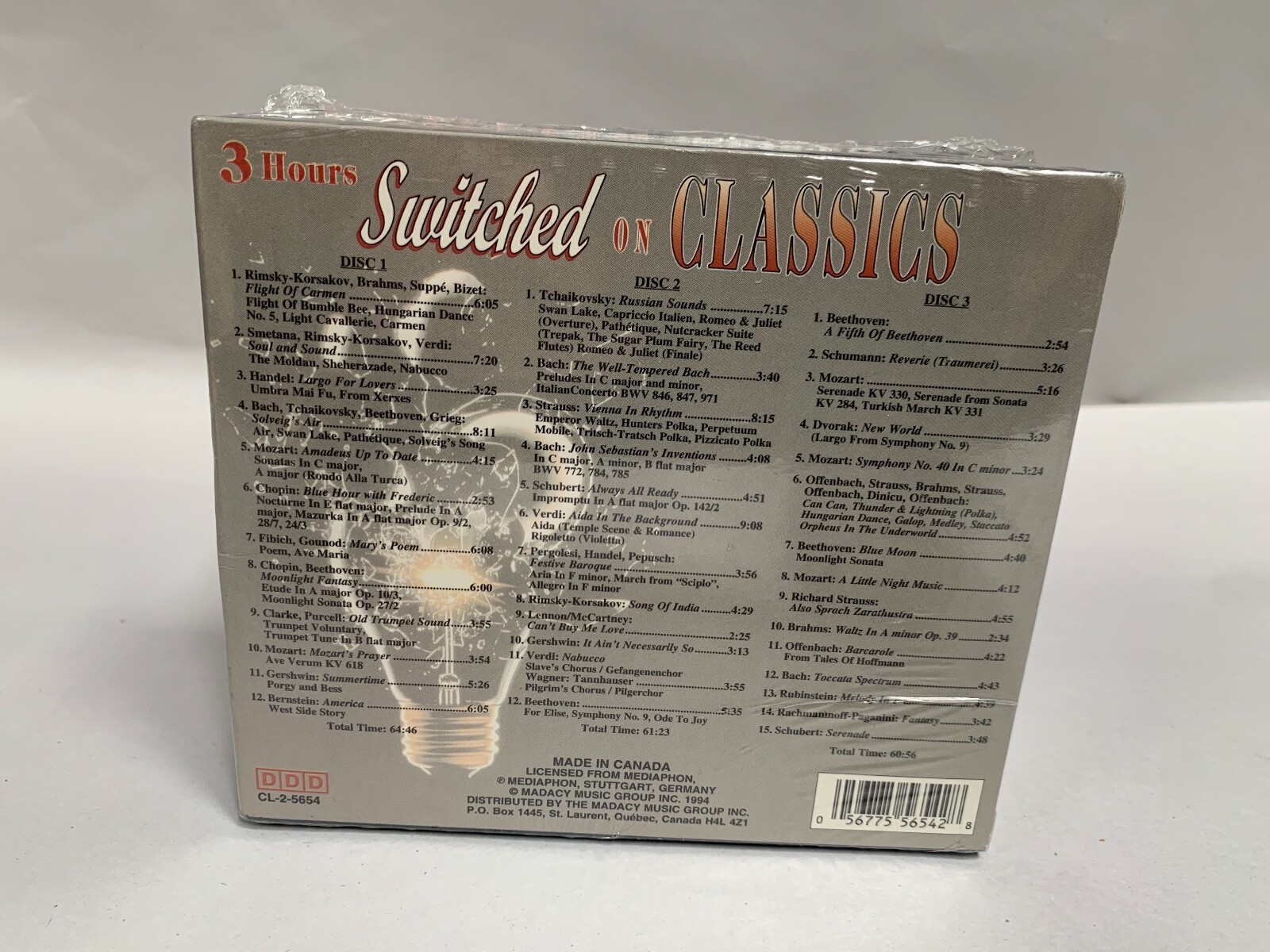 SEALED Switched on Classics with A Beat CD Box Set 3 CDs Classical (A2 ...