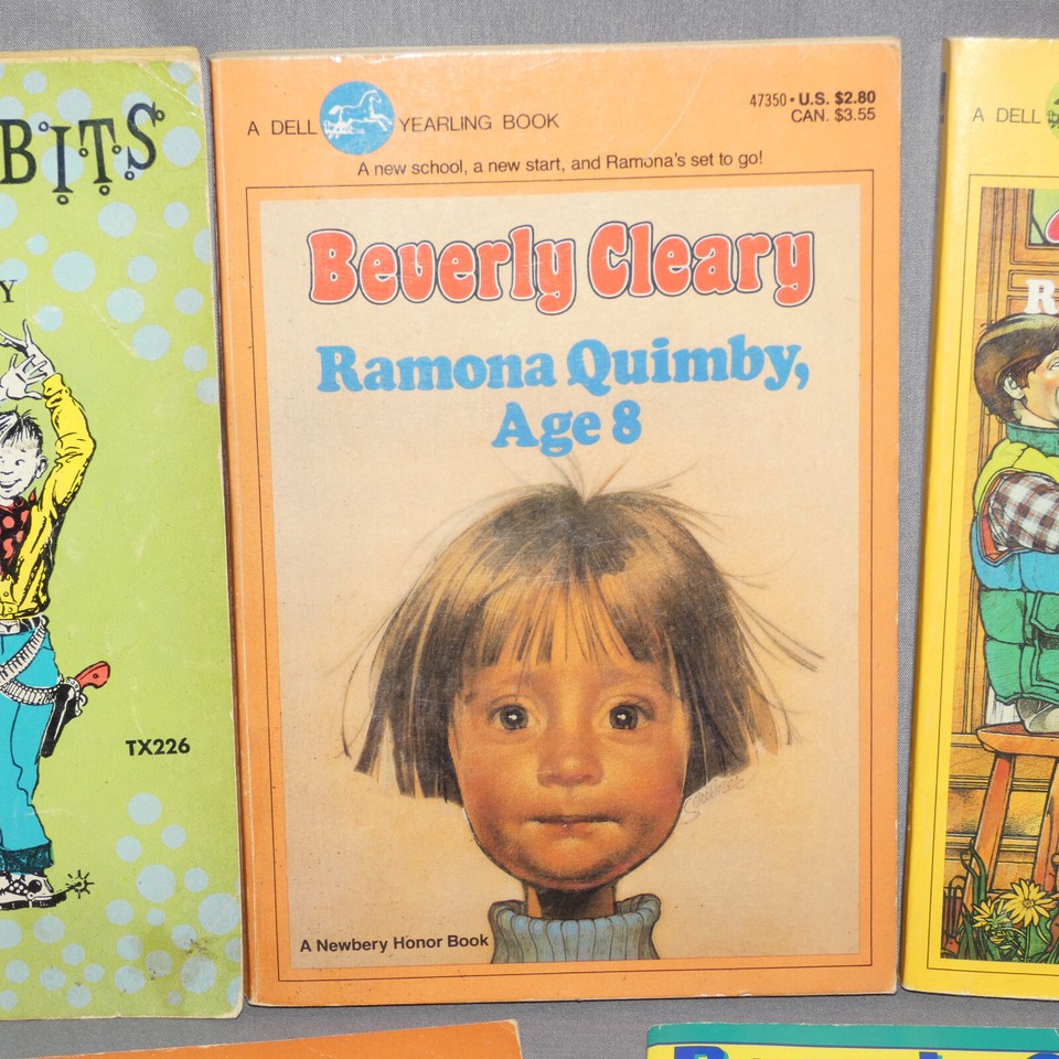 Lot of 5 Beverly Cleary Books Ellen Tebbits Ramona Quimby Scholastic ...