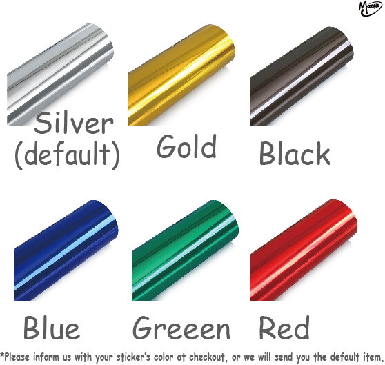 Fujitsu Decals Stickers Metallic Chrome Effect logo die cut best gifts ...