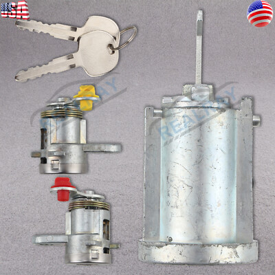 Ignition Cylinder & Door Lock Key Set For Isuzu NPR NQR NPR-HD NRR 2008 ...