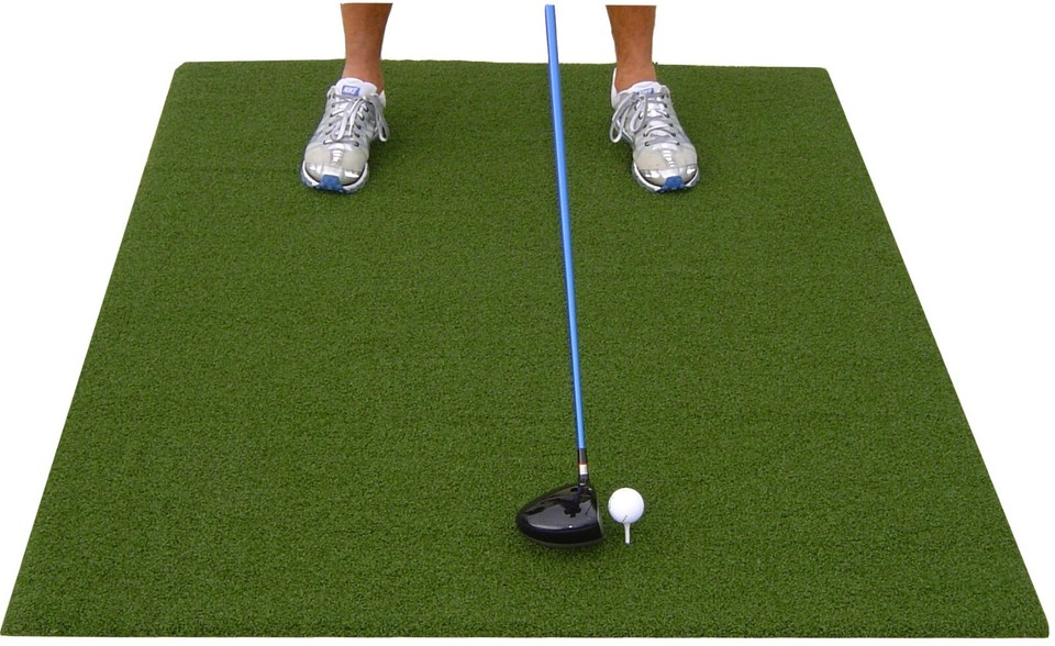 60" x 60" Golf Chipping Driving Range Practice Hitting Mat Holds A ...