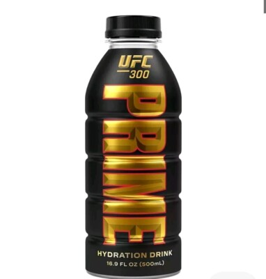 UFC 300 Prime Hydration Drink Single Bottle Sealed Unopened Rare ...