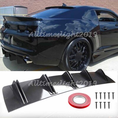 For Chevrolet Camaro SS Rear Diffuser Bumper Lip Spoiler Splitter 5 ...