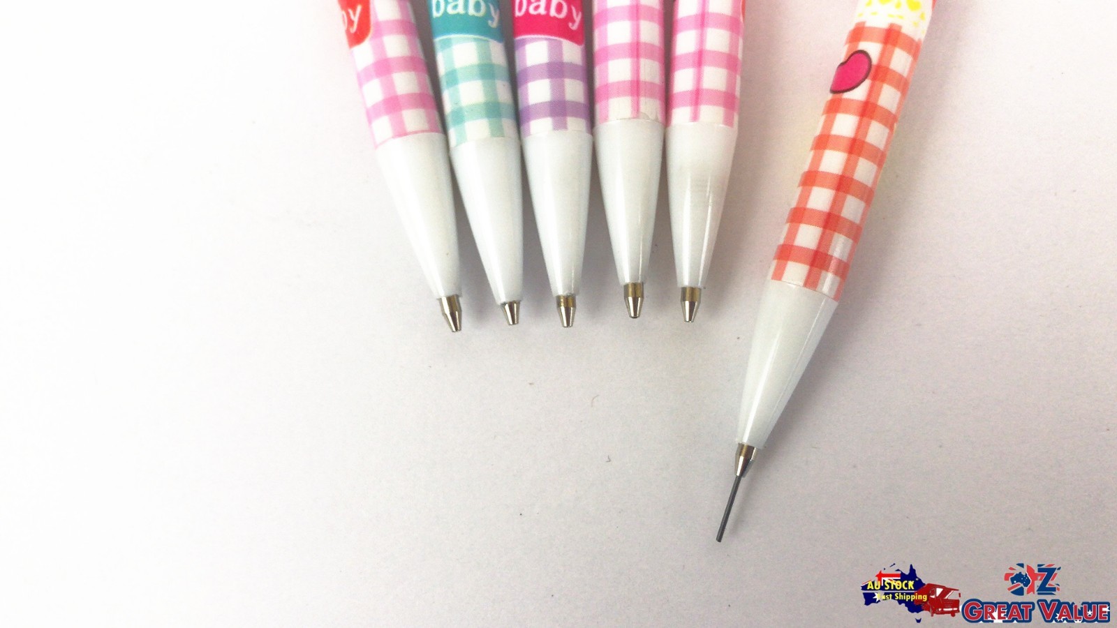 Cute Mechanical Pencils Kids Pre School Writing Pencils Colorful Random ...