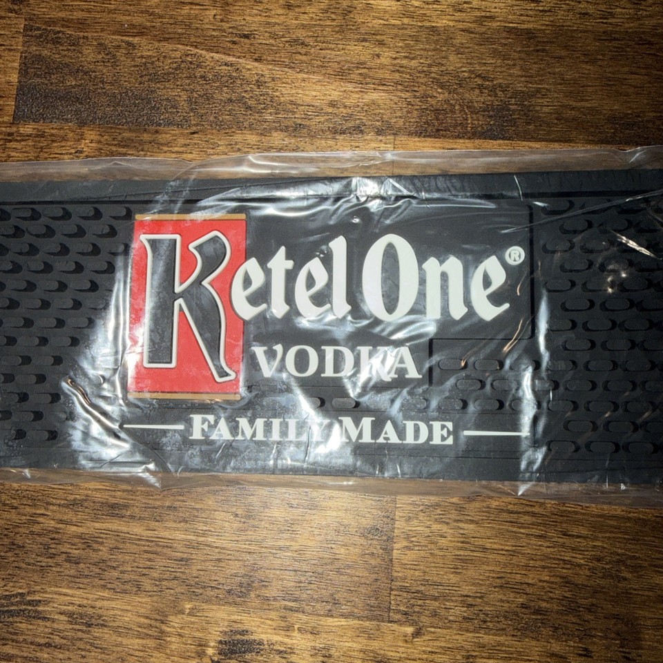 KETEL ONE Bar Mat Vodka Wet Spill Runner Drink Pour Pad 21”x 3.5 ...