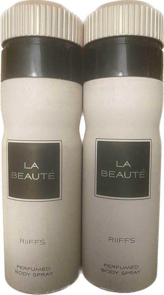 RIFFS LA BEAUTE Perfumed Body spray { 2 BOTTLES } 200 ml each | eBay