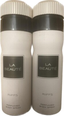 RIFFS LA BEAUTE Perfumed Body spray { 2 BOTTLES } 200 ml each | eBay